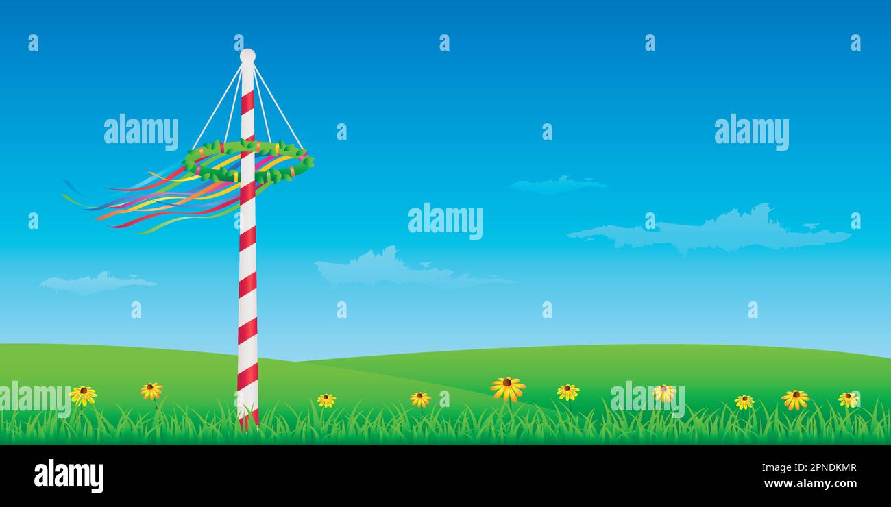 Maibaum germany Stock Vector Images - Alamy