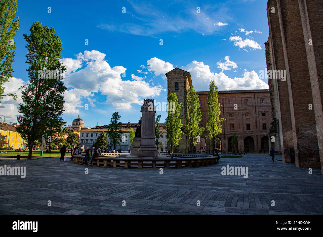 view of the city of Parma Italy Stock Photo - Alamy