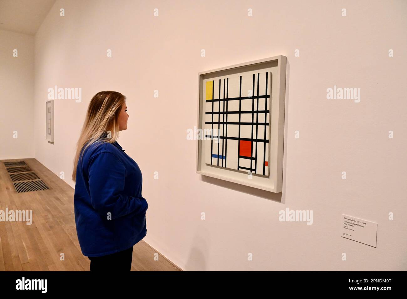 London, UK. "Composition with Yellow, Blue & Red" by Piet Mondrian ...