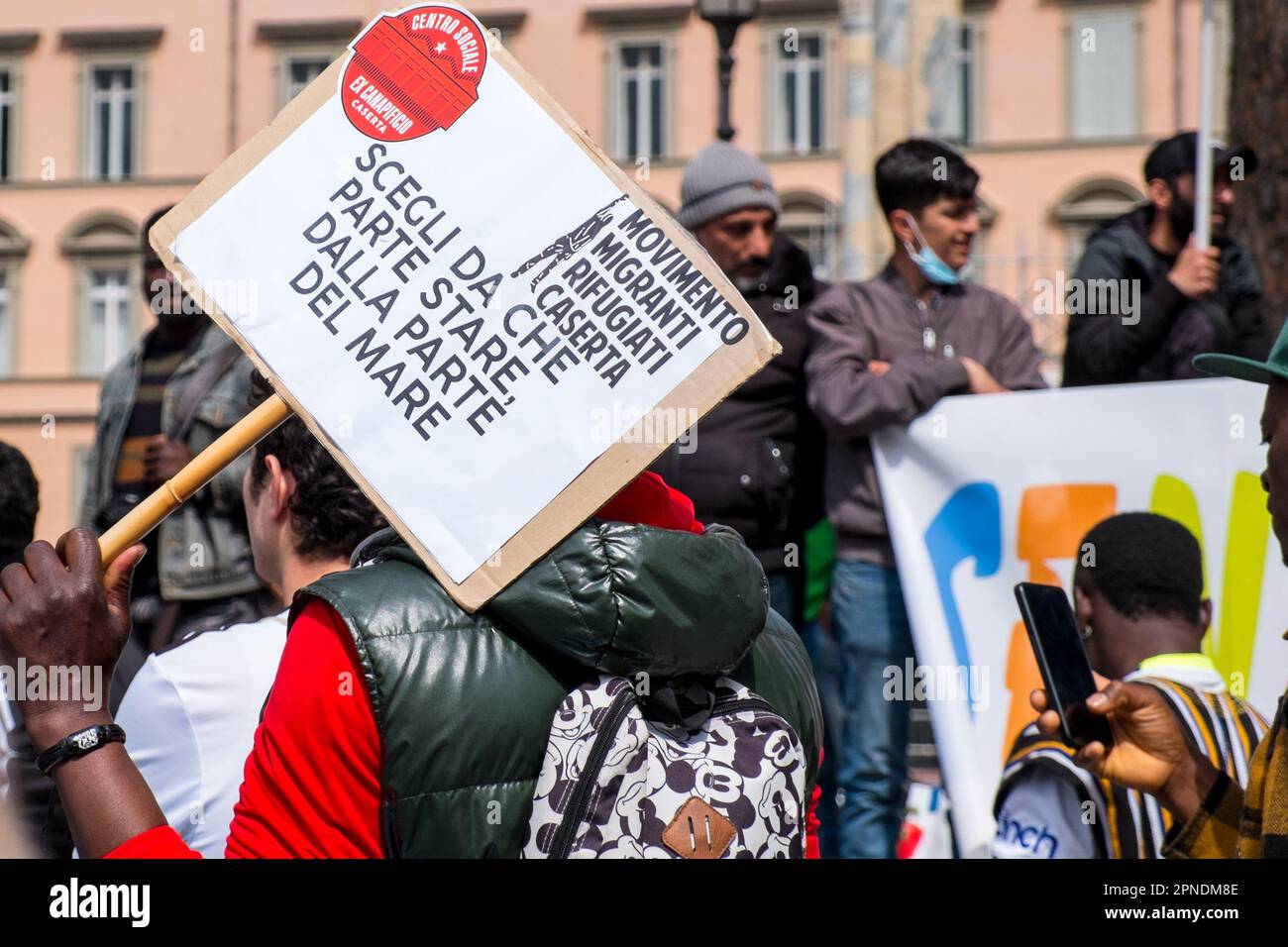 Rome, . 18th Apr, 2023. 18/04/2023 Rome. Demonstration against the ...