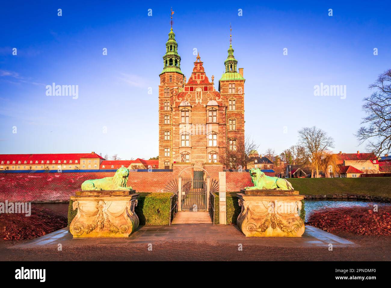 Copenhagen, Denmark. Rosenborg Castle: historic royal residence ...