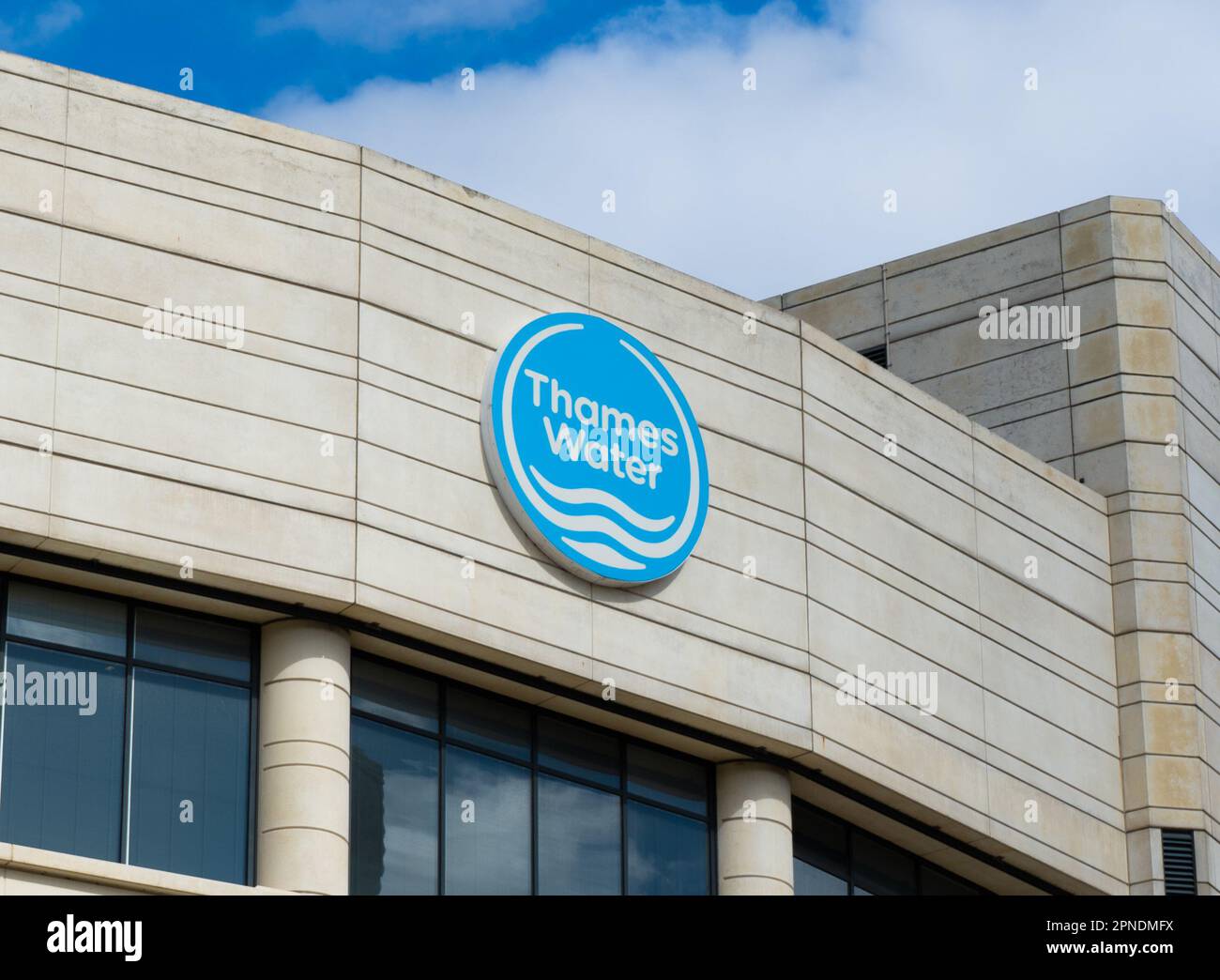 The logo of Thames Water Utilities Ltd Stock Photo - Alamy
