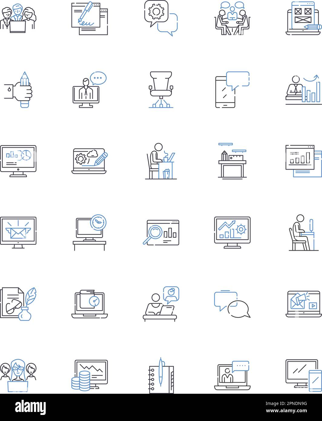 Project framework line icons collection. Methodology, Framework ... Project framework line icons collection. Methodology, Framework ...