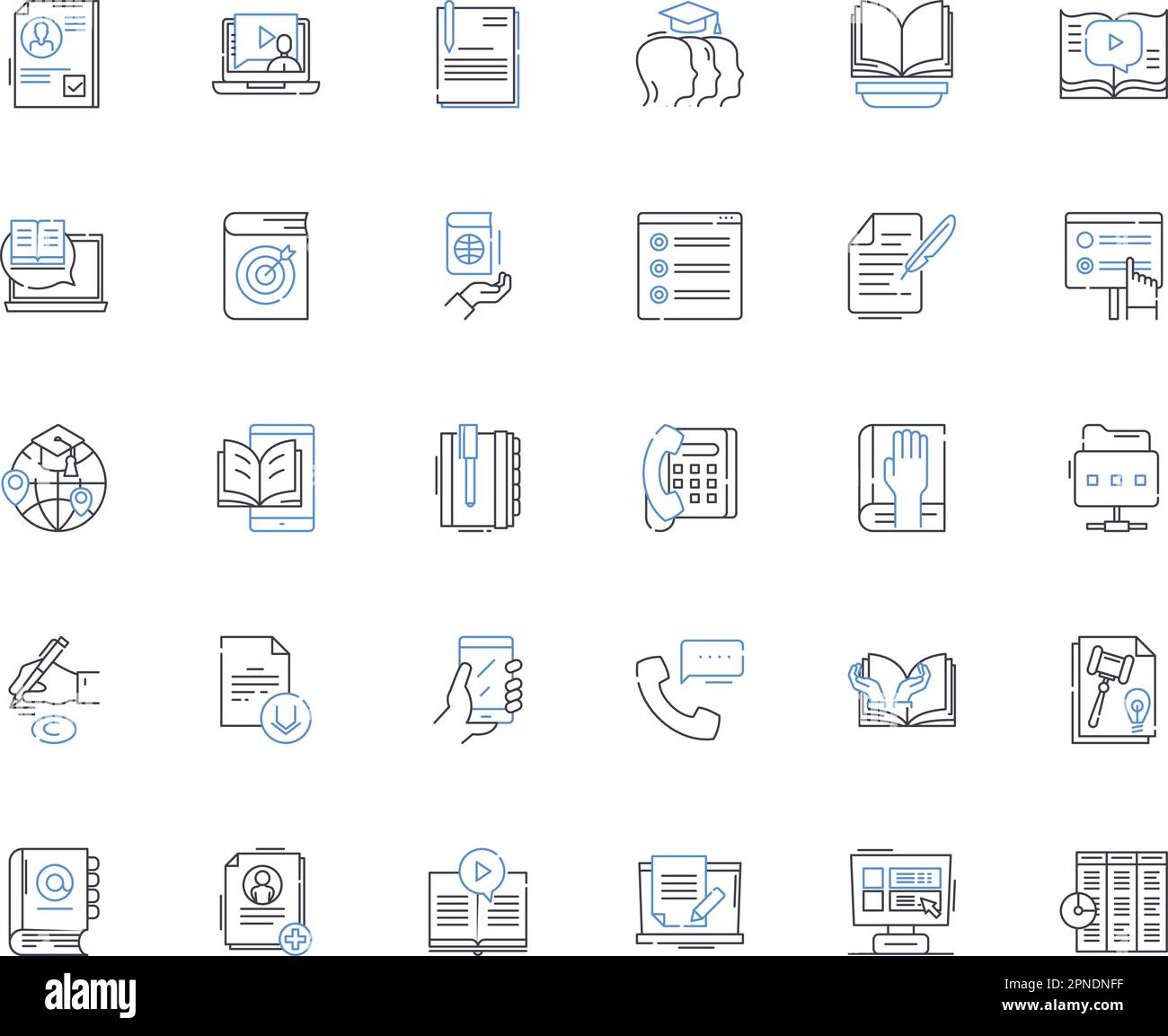 Customer service line icons collection. Satisfaction, Support ...