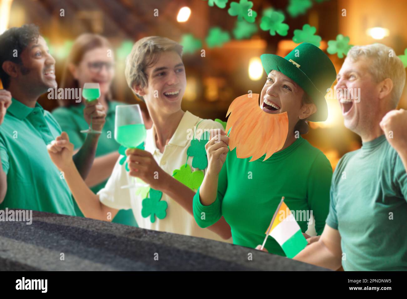 Celebrating patrick day hi-res stock photography and images - Alamy