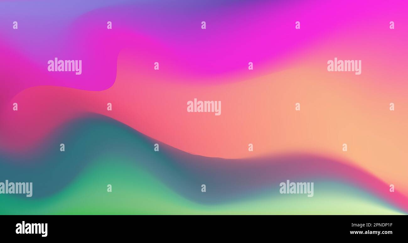 Vector blue neon hologram dreamy background.Minimalist design ...