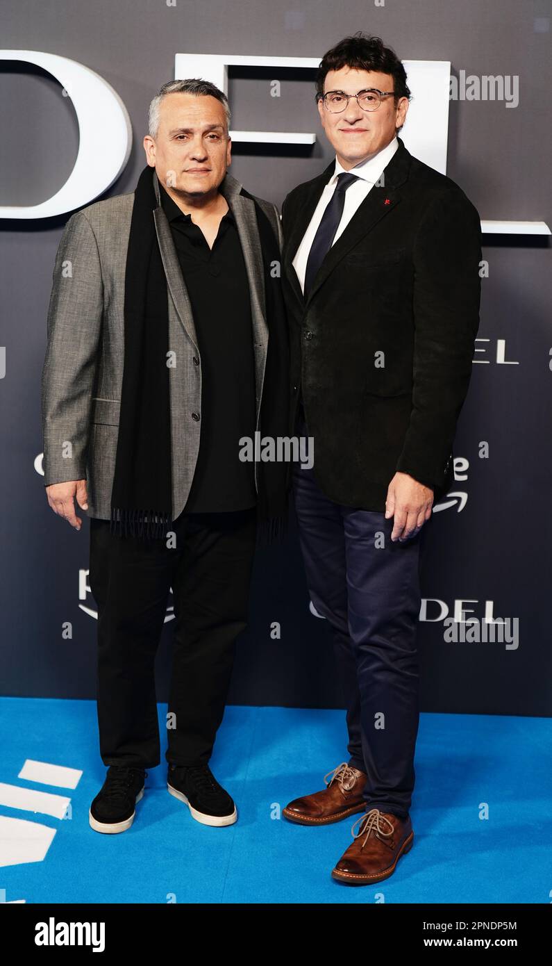 (left and right) Joseph Russo and Anthony Russo, attends the global ...