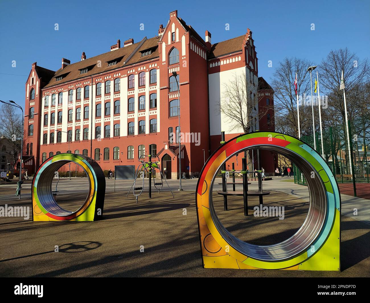 Agenskalns Primary School in Riga in a historical building. The school ...