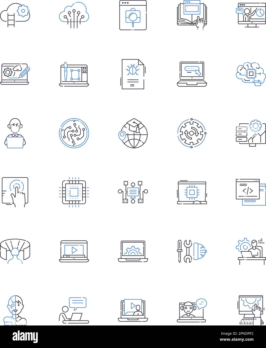 User interface line icons collection. Navigation, Layout, Design ... User interface line icons collection. Navigation, Layout, Design ...