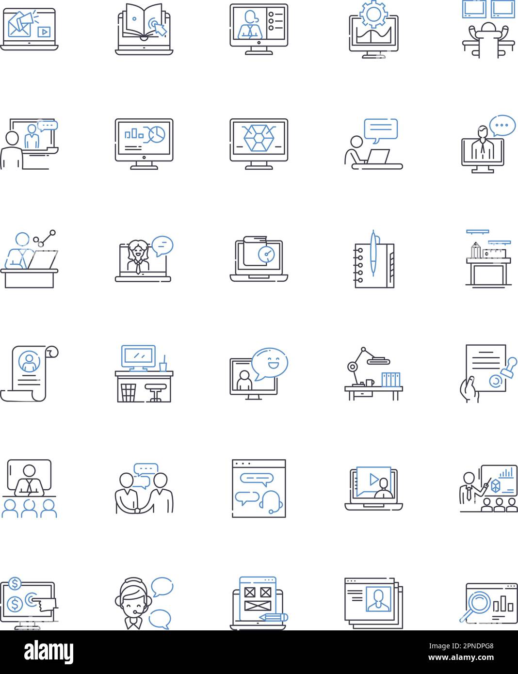 Occupation Area line icons collection. Innovation, Creativity, Design ... Occupation Area line icons collection. Innovation, Creativity, Design ...