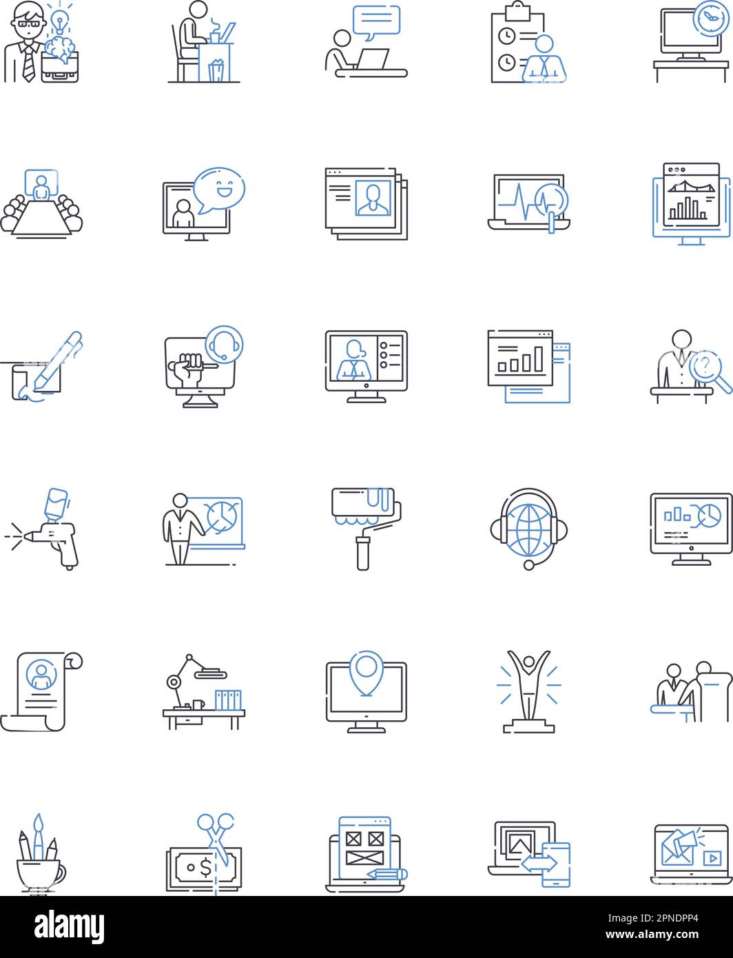 Brain dump line icons collection. Overload, Release, Clarity, Purge ...