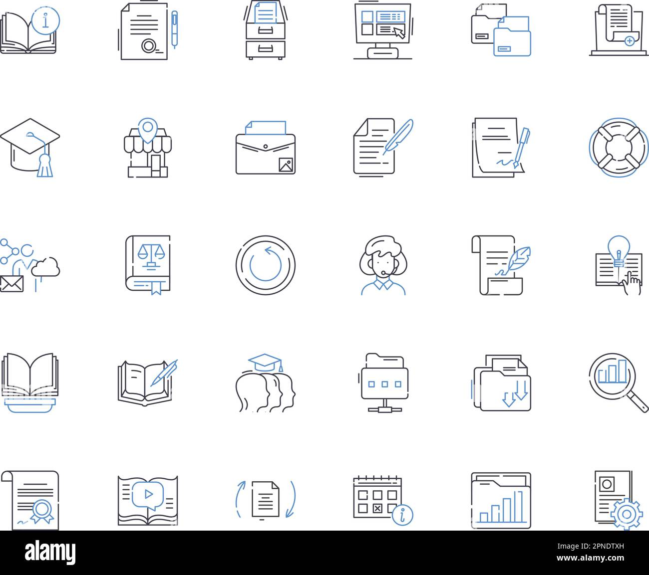 Web-based line icons collection. Accessible, Cloud-based, Collaborative ...