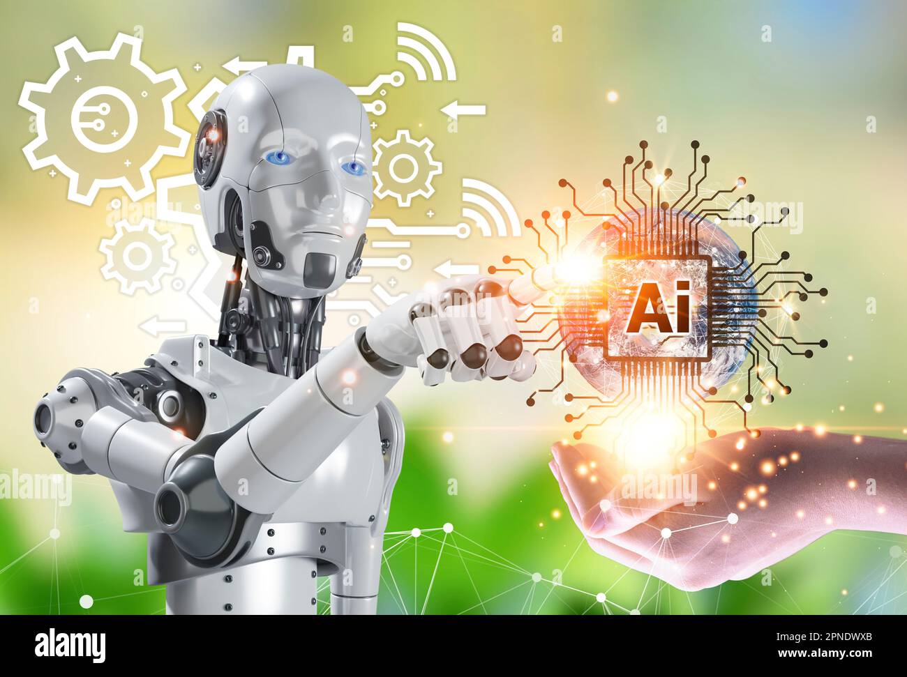 The concept of using artificial intelligence to control the system ...