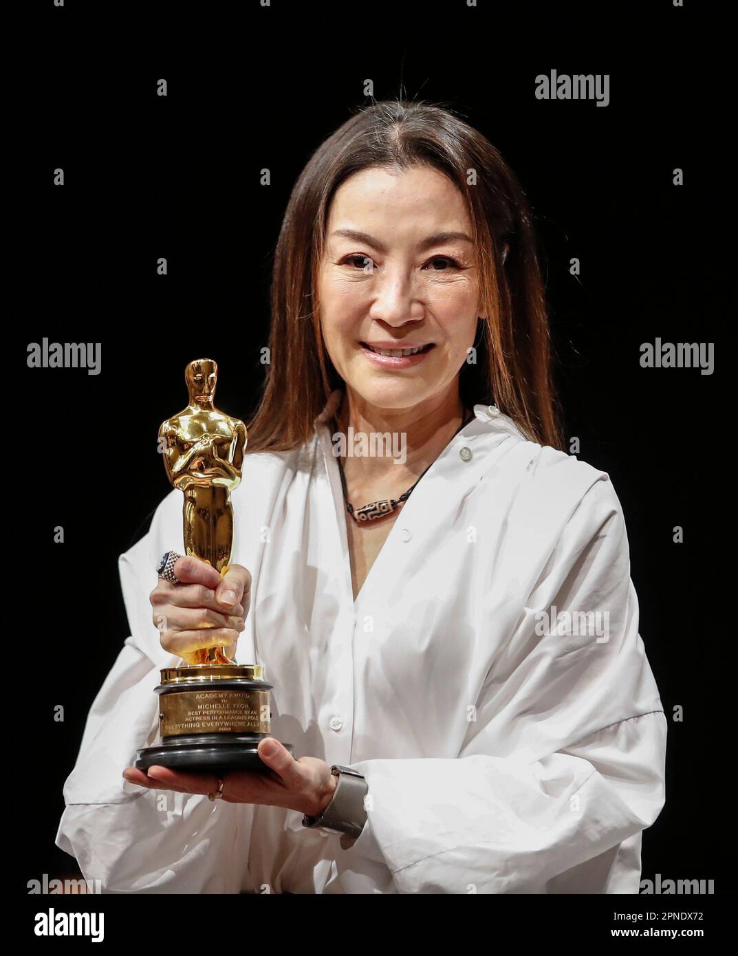 Kuala Lumpur, Malaysia. 18th Apr, 2023. Malaysian actress Michelle Yeoh ...