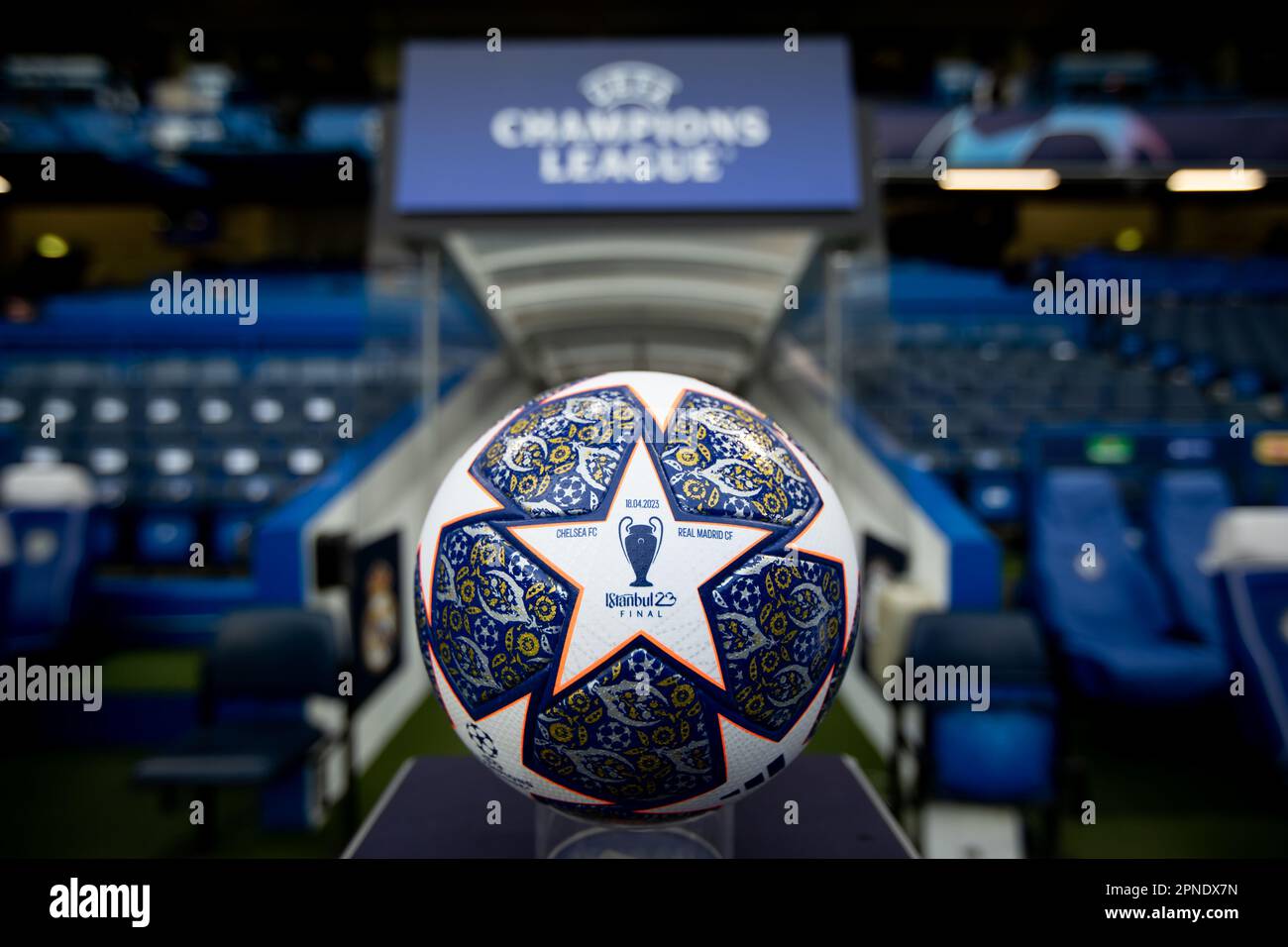 Official uefa champions league match ball hi-res stock photography and ...