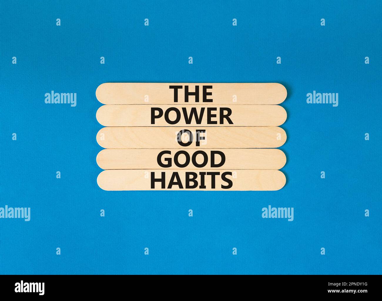 The power of good habits symbol. Concept words The power of good habits ...