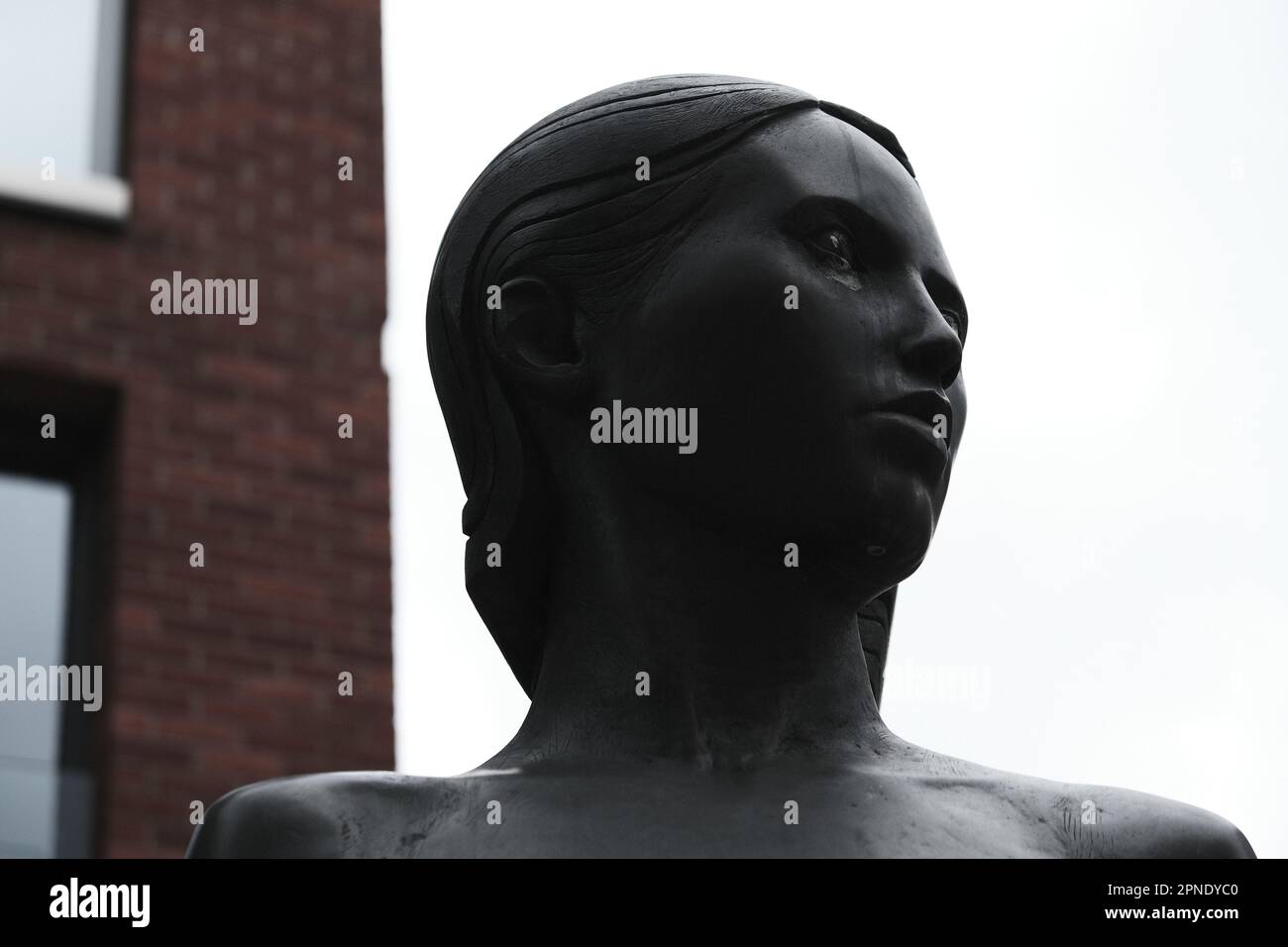 Statue of a Girl Stock Photo - Alamy