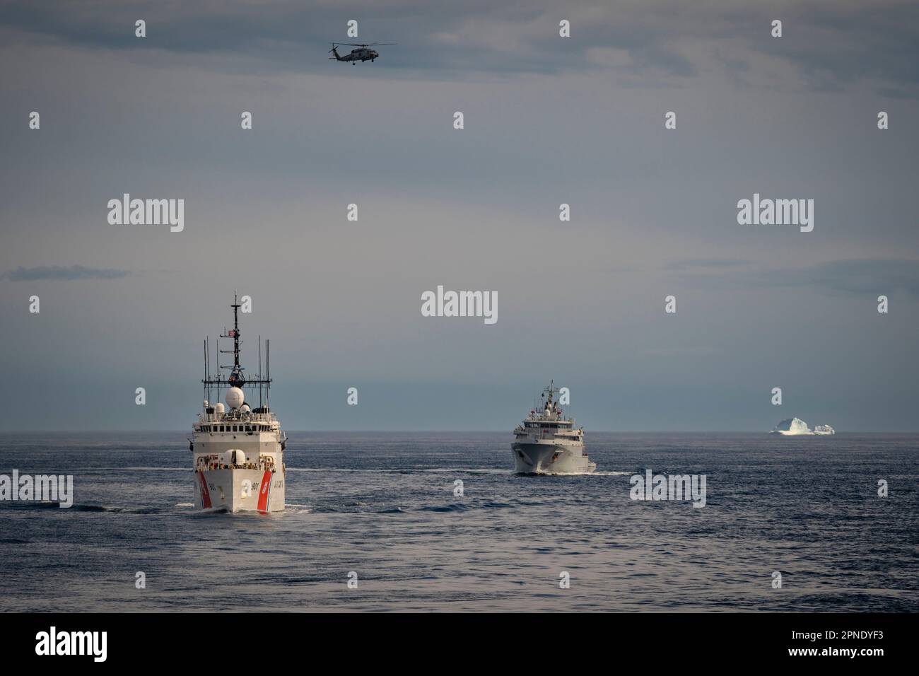 Warships participating in Operation Nanook 2022 follow HMCS Margaret ...