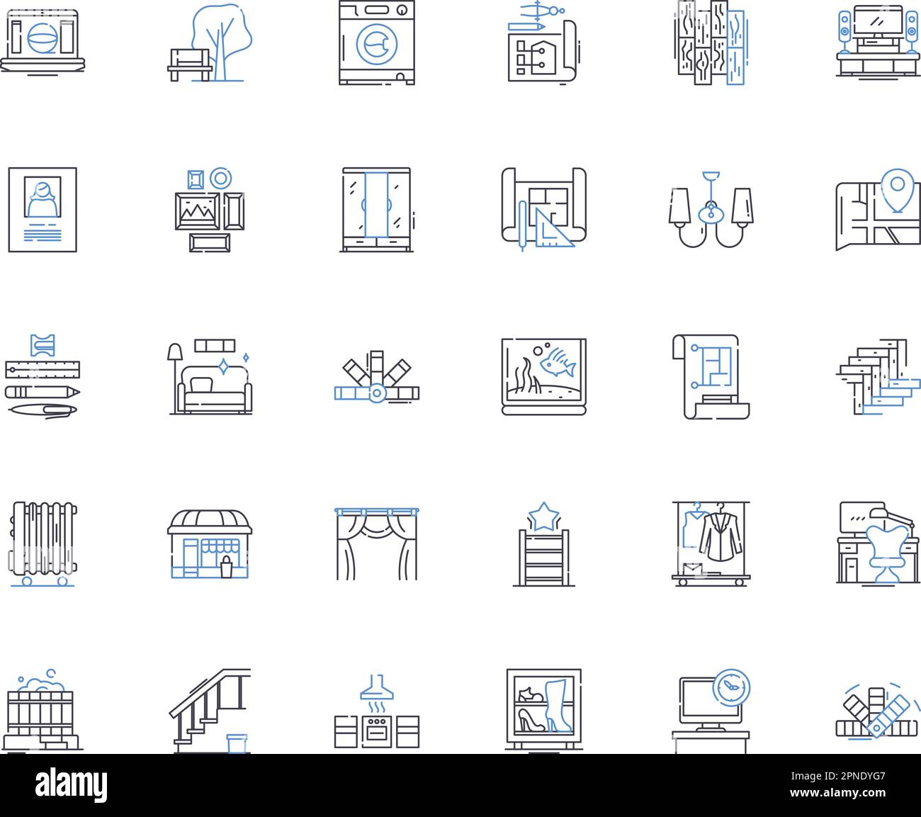 Event planning line icons collection. Planning, Logistics, Venue ...