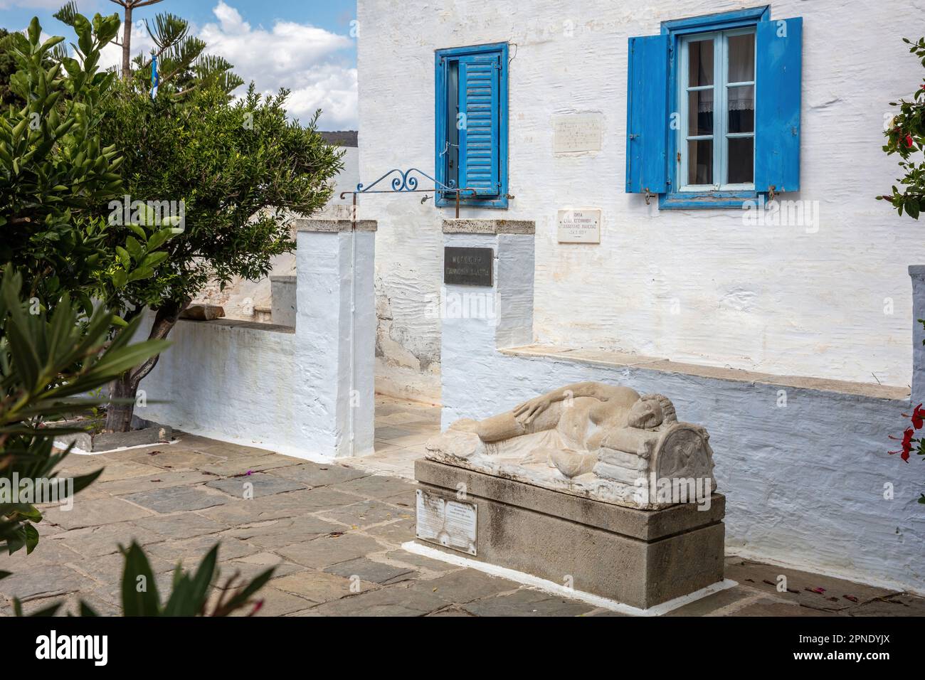 Tinos island Greece. Marble Art,Yiannoulis Chalepas famous Greek ...