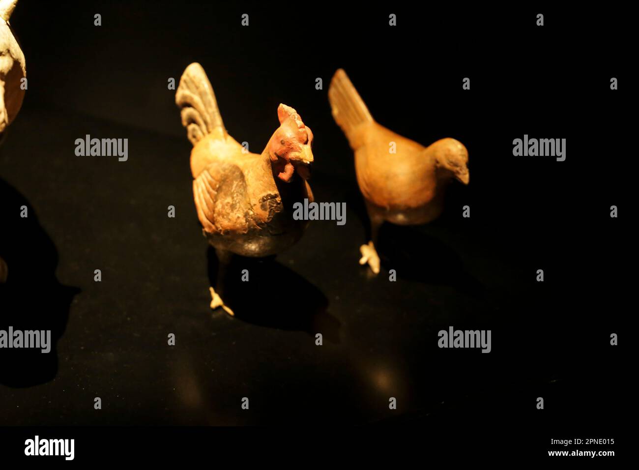 Alicante, Spain- April 14, 2023: Animal figures at Terracota Army ...