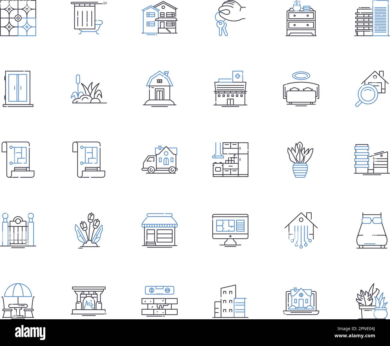 Revitalizing line icons collection. Refresh, Renew, Rejuvenate ...