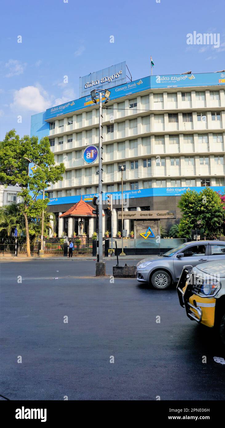 Bangalore,Karnataka,India-April 18 2023: Canara bank head office ...