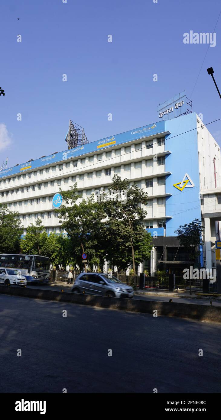 Bangalore,Karnataka,India-April 18 2023: Canara bank head office ...