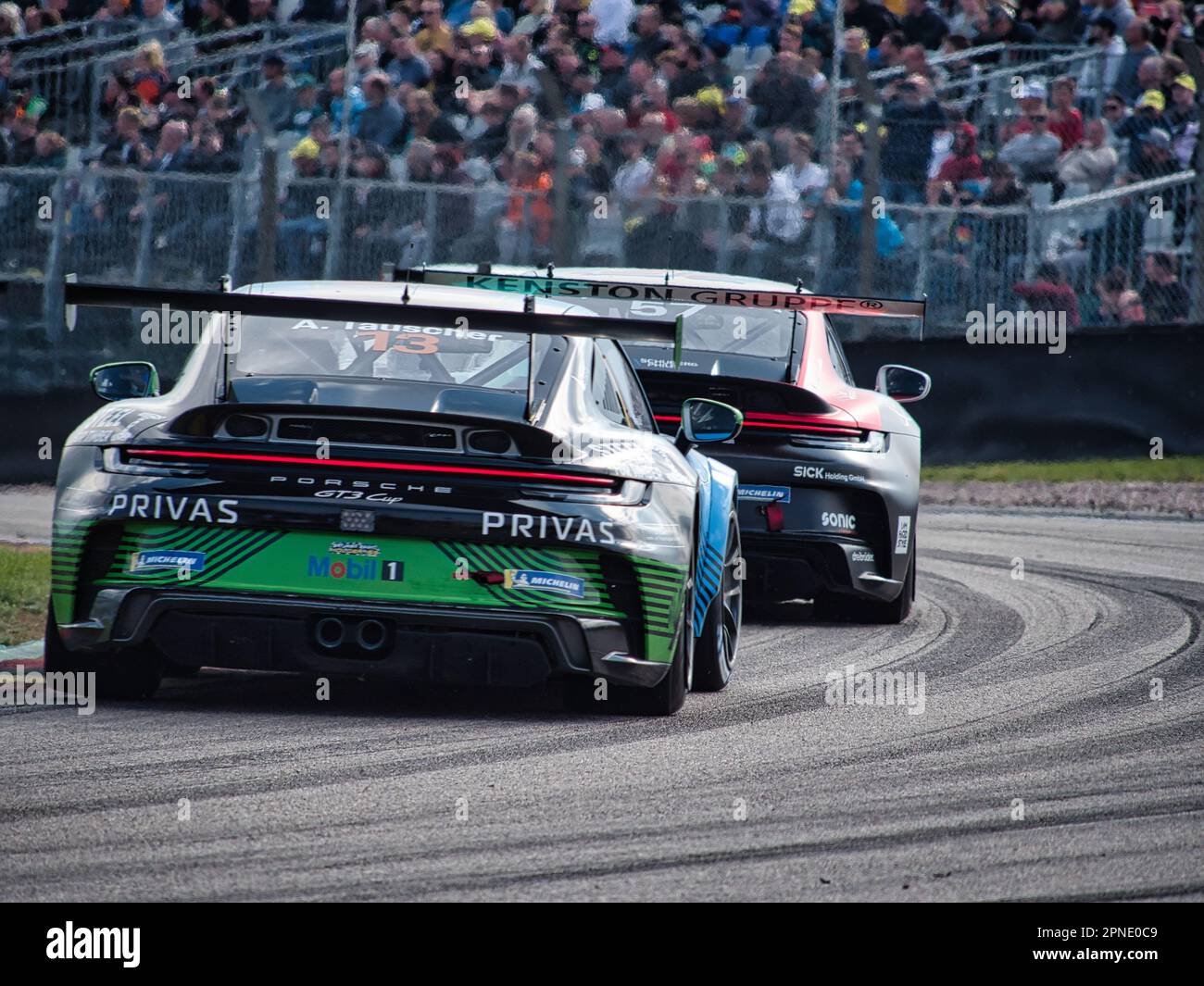 Porsche Cup Sachsenring Stock Photo - Alamy