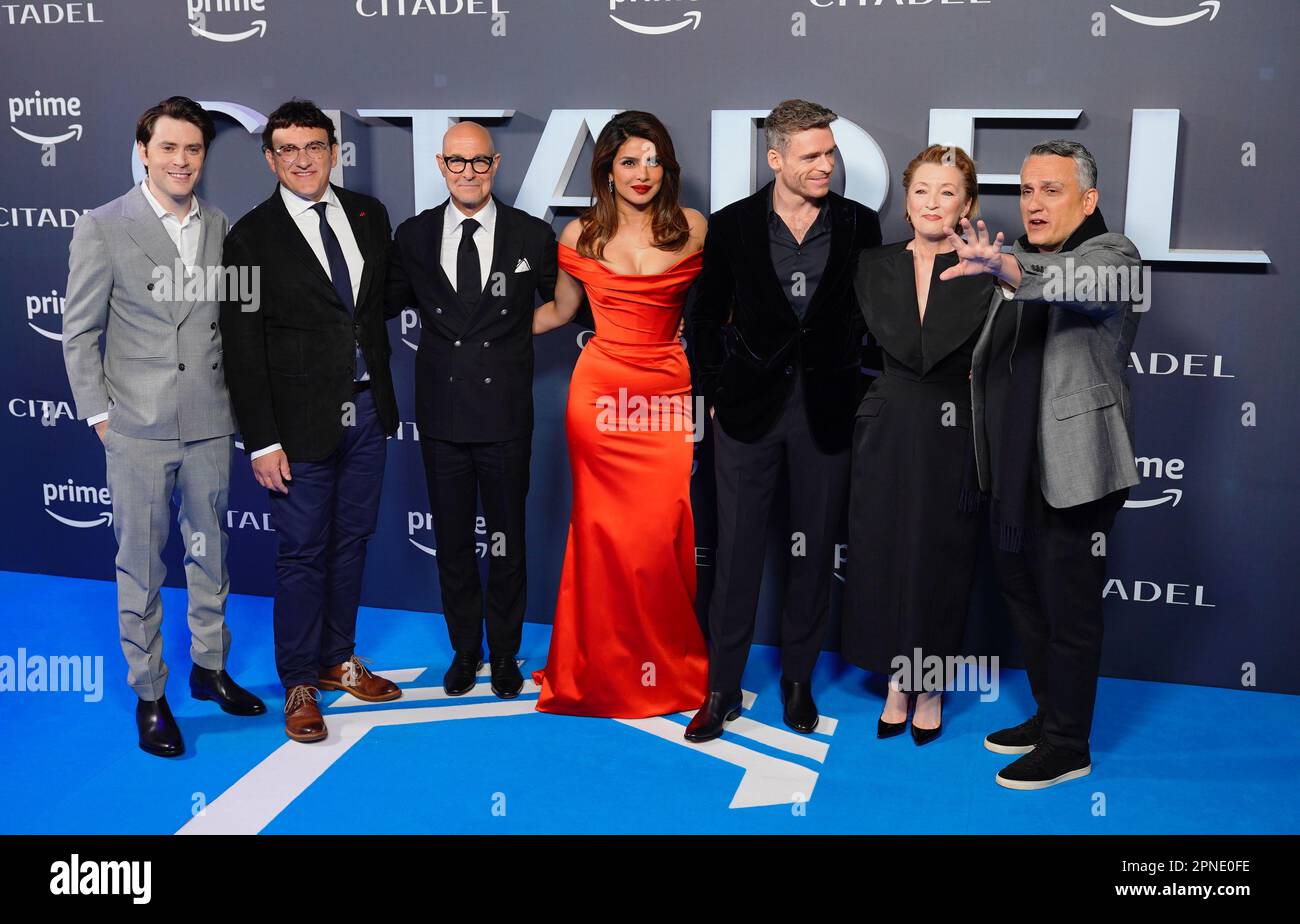 Cast members attends the global premiere of the new Amazon Prime Video ...