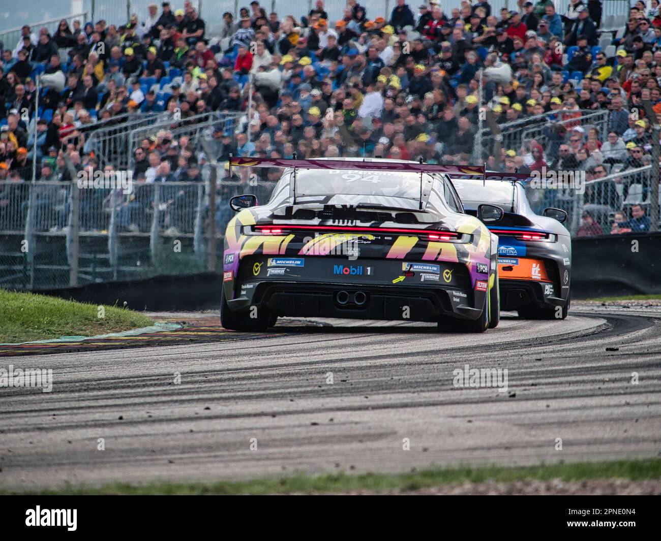 Porsche race marshal hi-res stock photography and images - Alamy