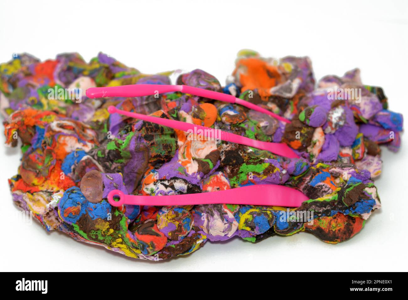 dry air clay modeling fun pieces for children, creative art colorful ...