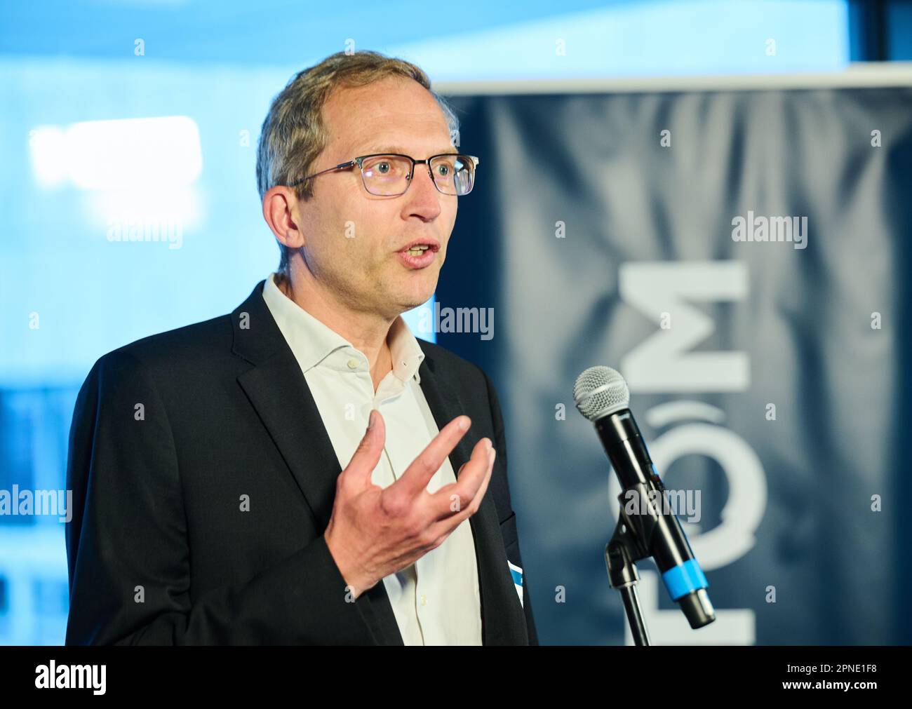 Berlin, Germany. 18th Apr, 2023. Henri Poupart-Lafarge, CEO of Alstom ...