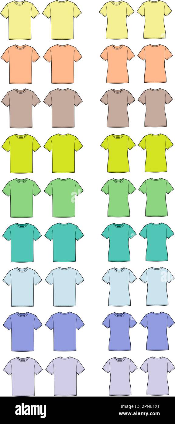 Short sleeved top, fashion, women Stock Vector Images - Alamy