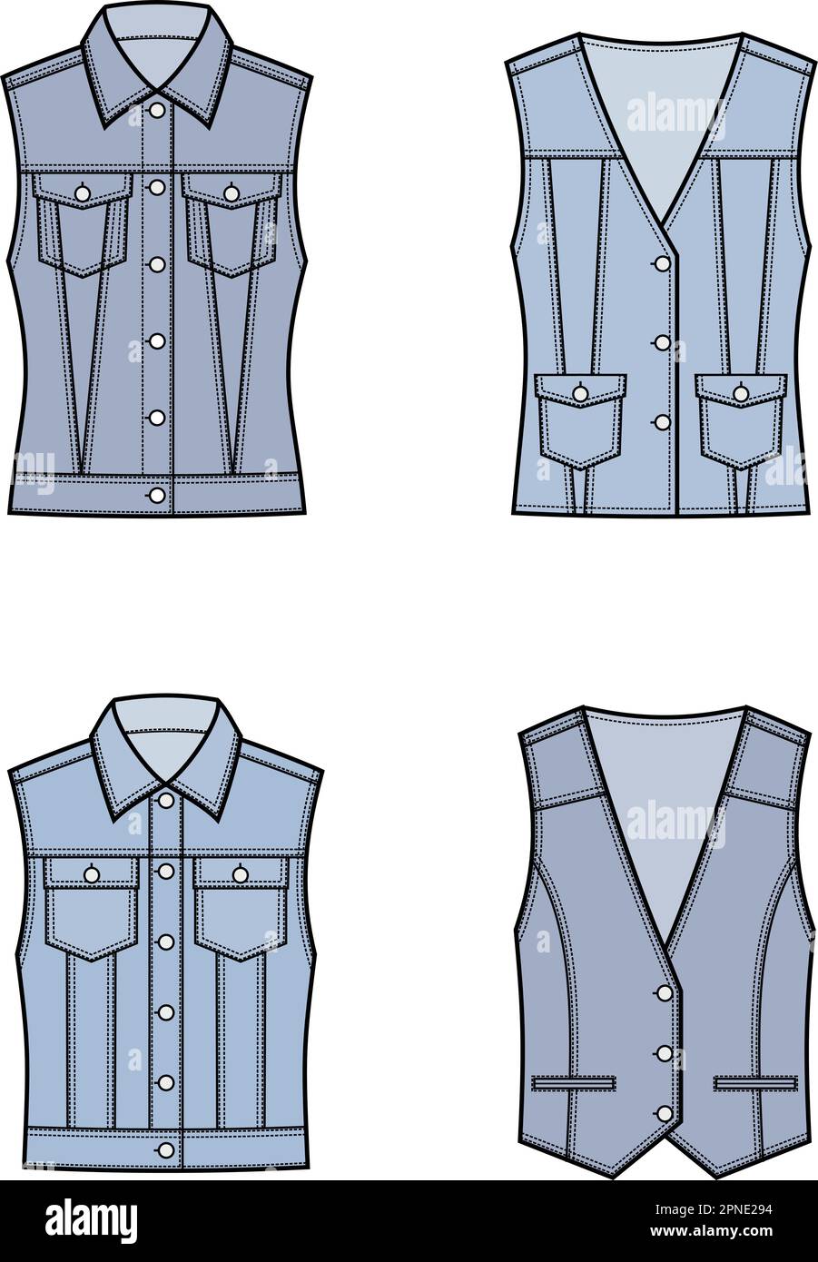 Womens outfit flat Cut Out Stock Images & Pictures - Alamy