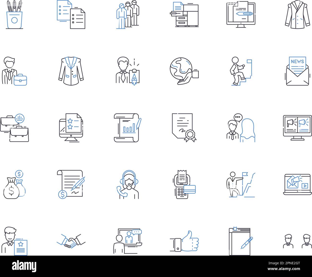 Political correctness line icons collection. ensitivity, inclusion ...