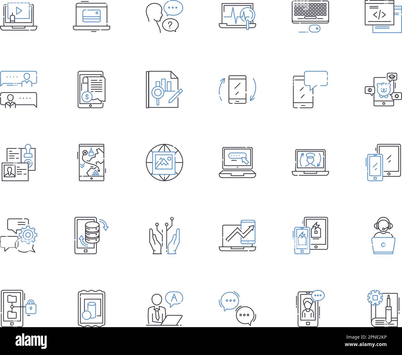 Decision Making Line Icons Collection Resolve Determine Choose Opt