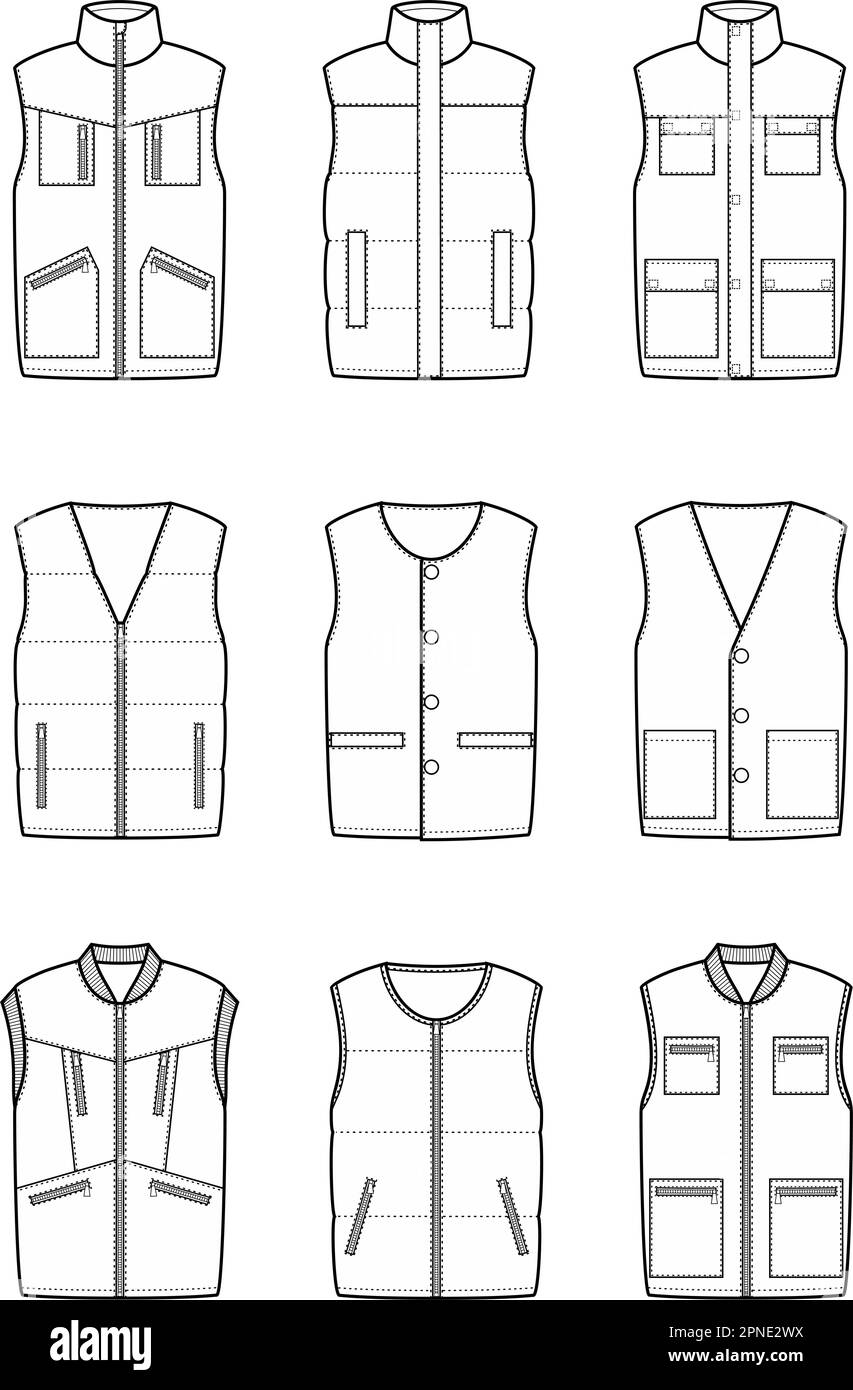 Vests men Stock Vector Images - Alamy