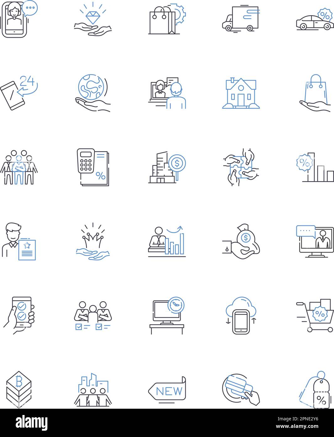 Transaction and income line icons collection. Revenue, Cash, Profit ...