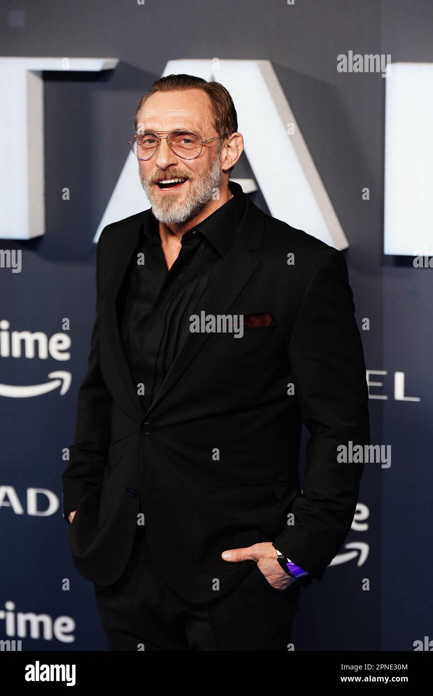 Roland Moller attends the global premiere of the new Amazon Prime Video ...
