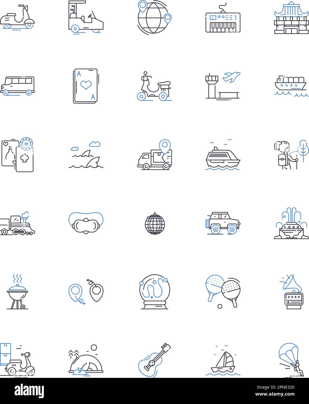Exploration line icons collection. Discover, Investigate, Seek, Survey ... Exploration line icons collection. Discover, Investigate, Seek, Survey ...