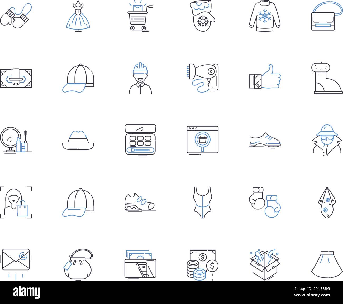 Marketing line icons collection. Branding, Advertising, Promotions ...