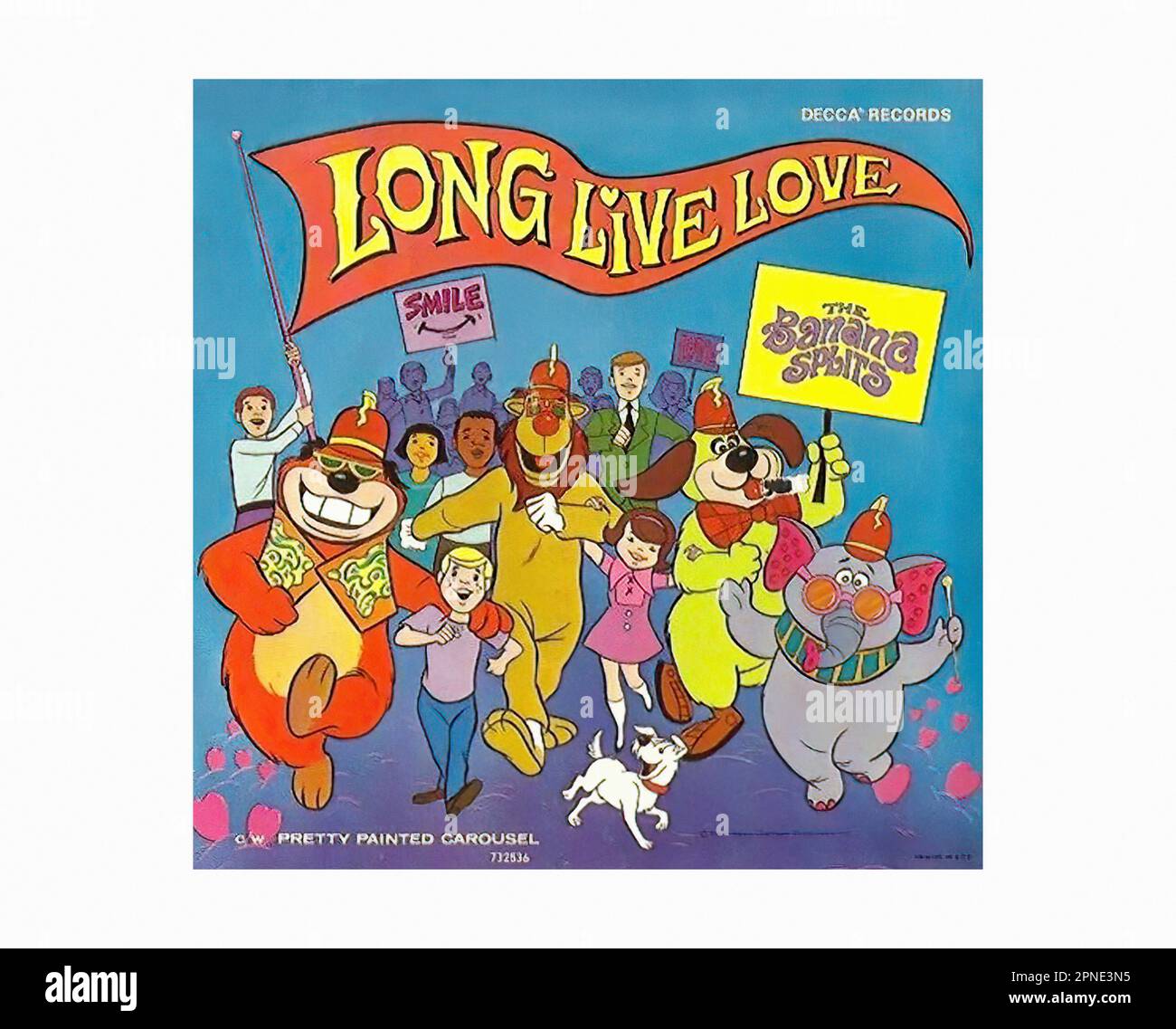 Banana Splits 1969 08 A - Vintage 45 R.P.M Music Vinyl Record Stock ...
