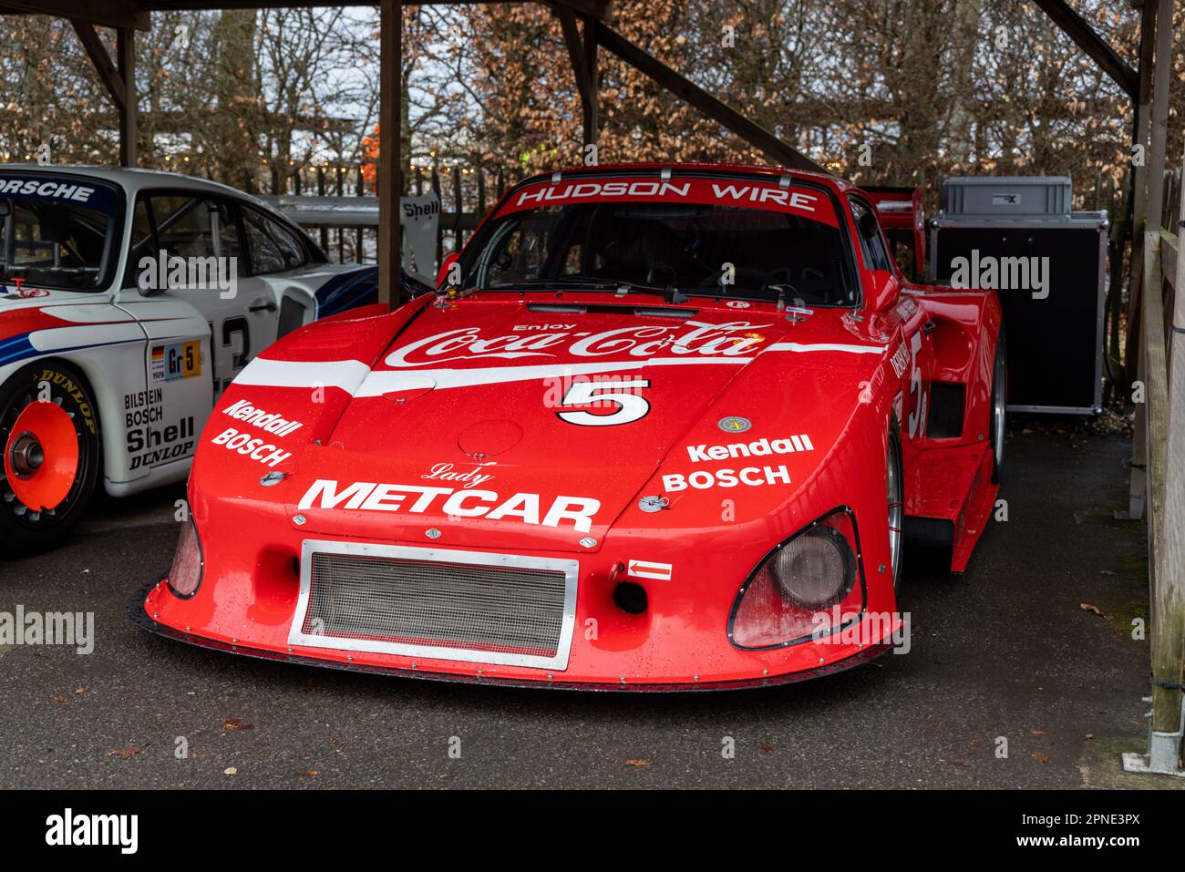 April 2023 - Race cars in the paddock at the Goodwood Members Meeting ...