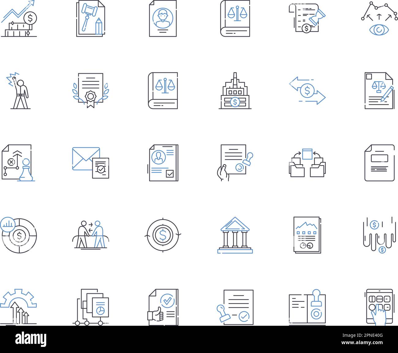 Environmental Science Line Icons Collection Sustainability