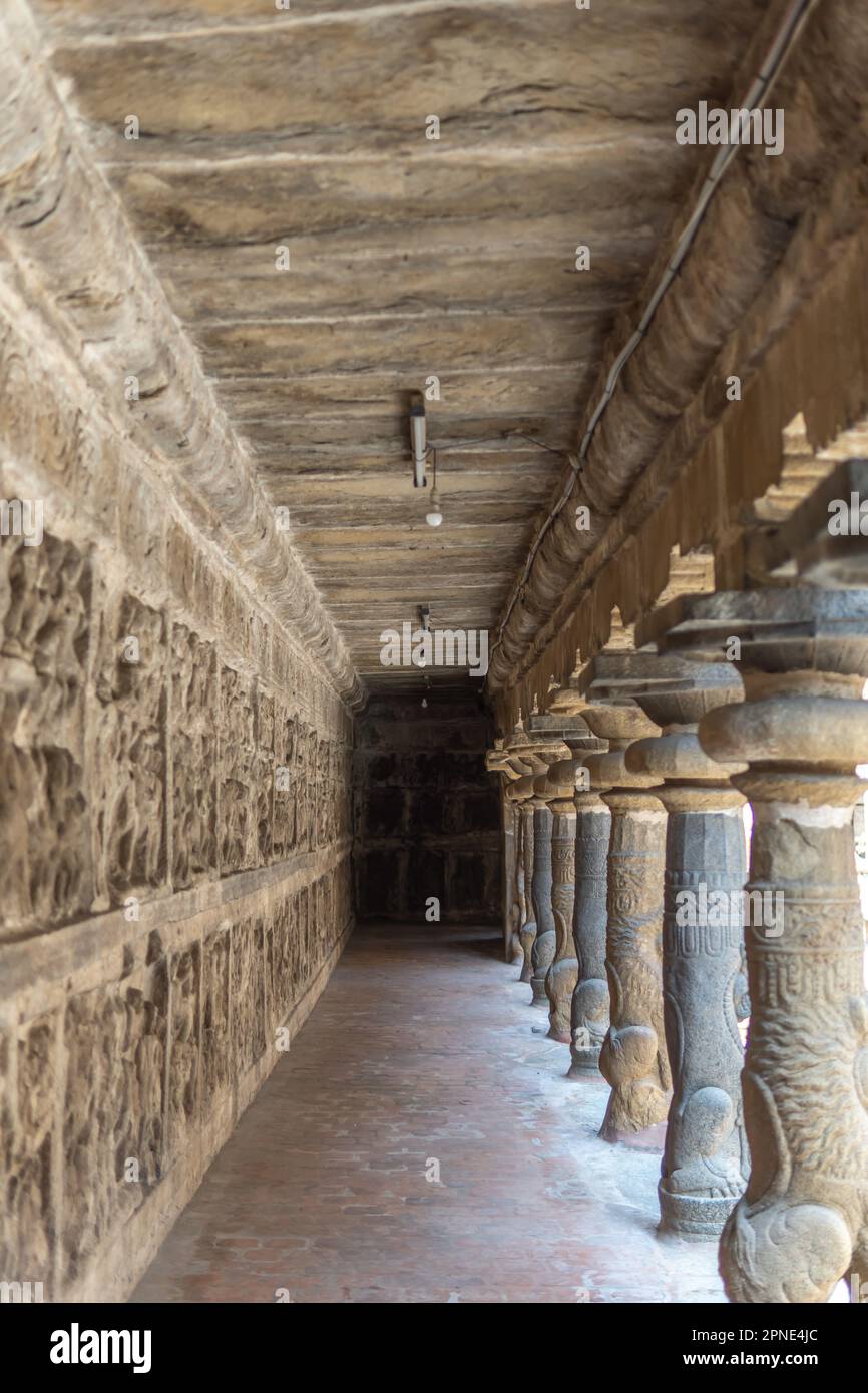 One of the 108 divya desams is the stone-pillared walkway inside the ...