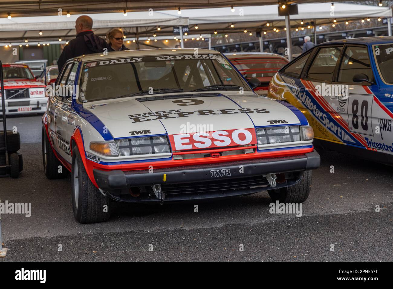April 2023 - Race cars in the paddock at the Goodwood Members Meeting ...