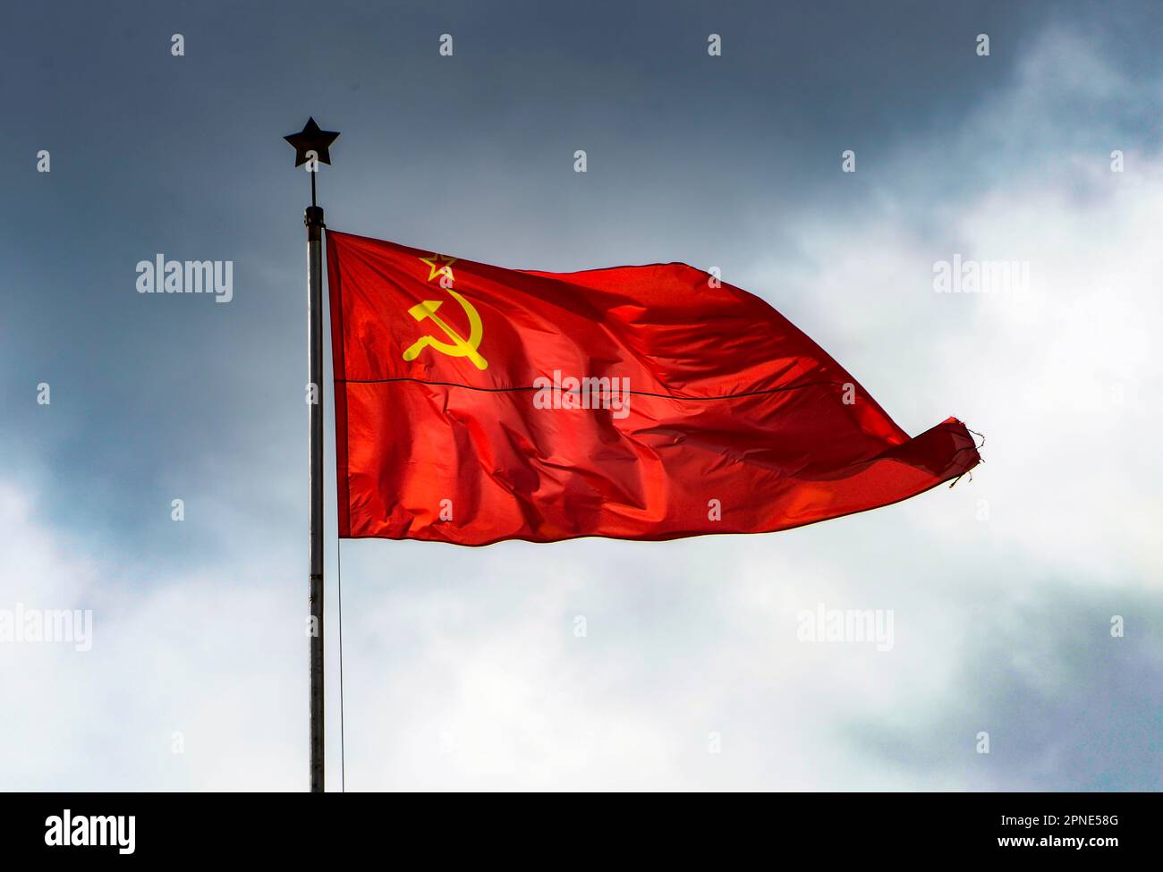 Flag of the Soviet Union. Russia is trying to restore the Soviet Union ...