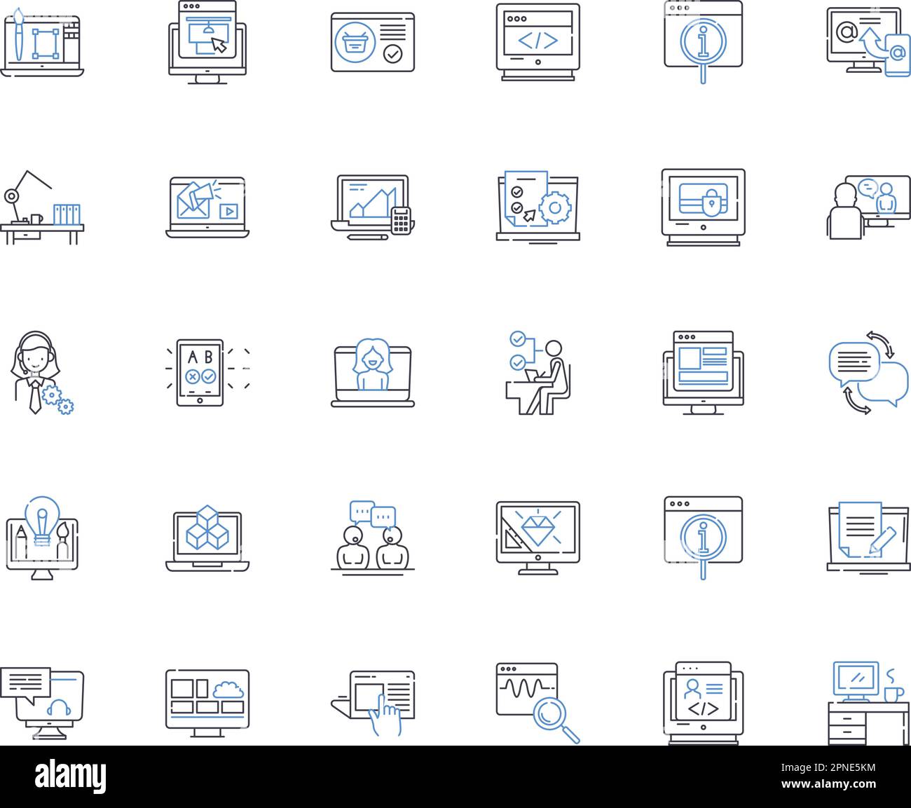 Socializing events line icons collection. Nerking, Gatherings ...