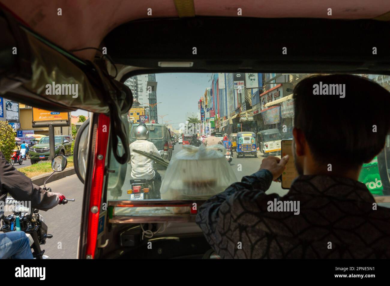 Back seat of tuk tuk hi-res stock photography and images - Alamy